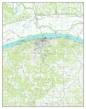 Usa Timeless Maps Hermann Missouri Map Editorial Stock Photo - Stock ...