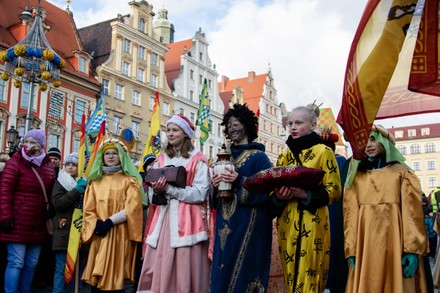 Children Costumes Seen Gifts During Epiphany Editorial Stock Photo ...