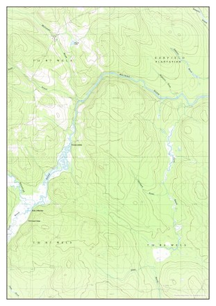 Usa Timeless Maps Forks Machias Maine Editorial Stock Photo - Stock ...