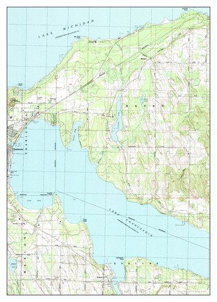 Usa Timeless Maps Ironton Michigan Map Editorial Stock Photo - Stock ...