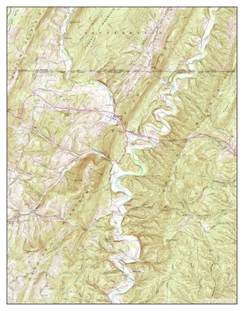 Usa Timeless Maps Flintstone Maryland Map Editorial Stock Photo - Stock ...