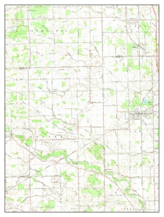 Usa Timeless Maps Carleton Michigan Map Editorial Stock Photo - Stock ...