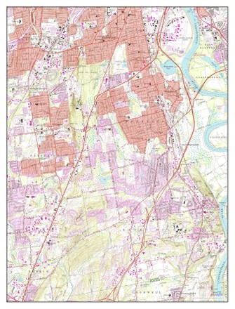 Usa Timeless Maps Hartford South Connecticut Editorial Stock Photo ...