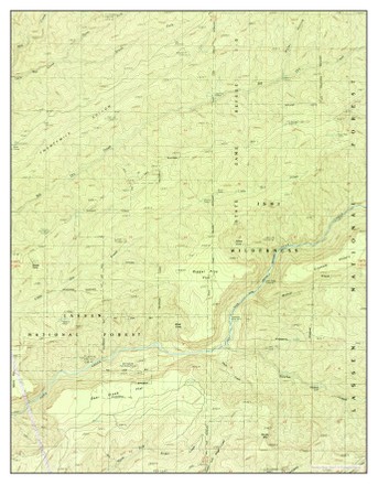 Usa Timeless Maps Ishi Caves California Editorial Stock Photo - Stock ...