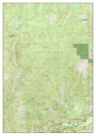Usa Timeless Maps Cayuse Junction Idaho Editorial Stock Photo - Stock ...