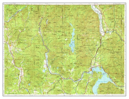 Usa Timeless Maps Sandpoint Idaho Map Editorial Stock Photo - Stock ...