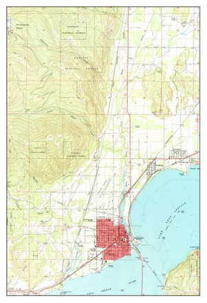 Usa Timeless Maps Sandpoint Idaho Map Editorial Stock Photo - Stock ...