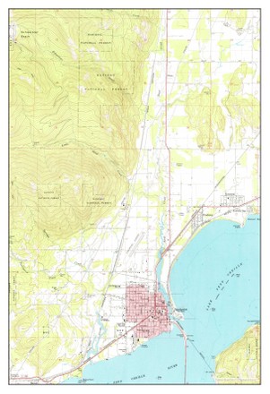 Usa Timeless Maps Sandpoint Idaho Map Editorial Stock Photo - Stock ...