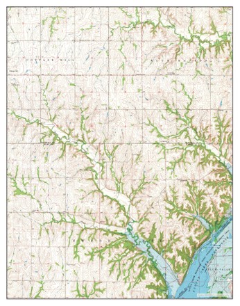 Usa Timeless Maps Blue Rapids Sw Editorial Stock Photo - Stock Image ...