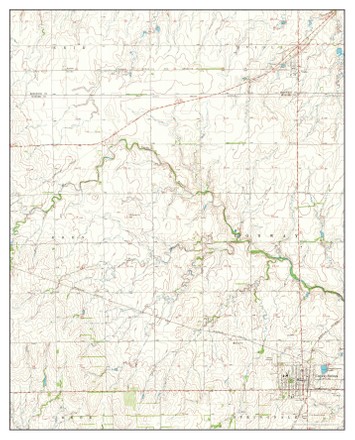 Usa Timeless Maps Conway Springs Kansas Editorial Stock Photo - Stock ...