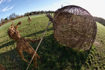 Haymaking Largerthanlife Representation Preindustrialised Runnymede ...