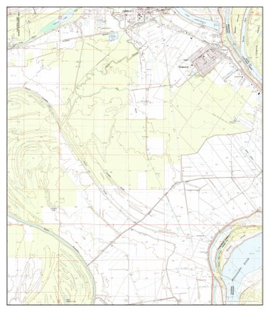 Usa Timeless Maps Ferriday South Louisiana Editorial Stock Photo ...