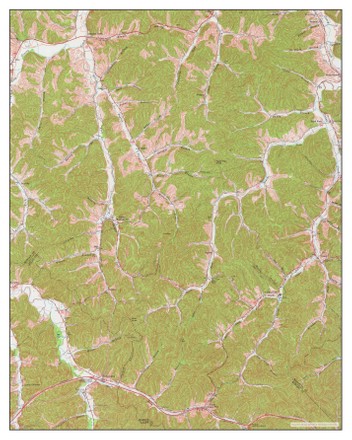 Usa Timeless Maps Cannel City Kentucky Editorial Stock Photo - Stock ...