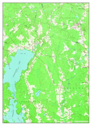 Usa Timeless Maps Jefferson Maine Map Editorial Stock Photo - Stock ...