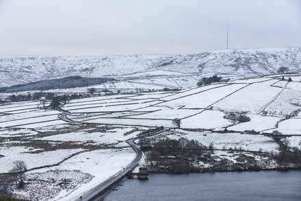 Peak District Snow, Holmfirth, West Yorkshire, UK - 07 Jan 2022 Stock ...