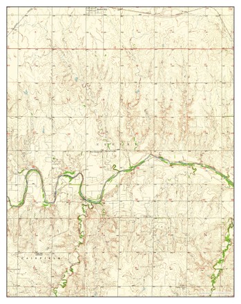 Usa Timeless Maps Dorrance Sw Kansas Editorial Stock Photo - Stock ...