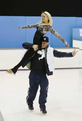 Vanilla Ice Dancing Partner Katie Stainsby Editorial Stock Photo ...