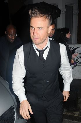 Gary Barlow celebrates his 40th birthday at the Shepherds Bush Empire ...