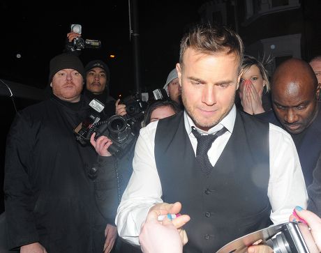 Gary Barlow celebrates his 40th birthday at the Shepherds Bush Empire ...