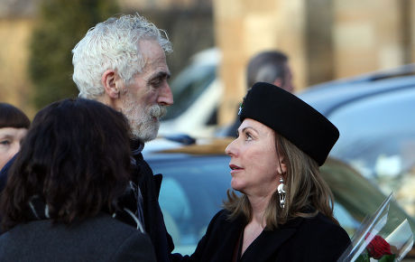 The funeral of Gerry Rafferty, St Mirin's Cathedral, Paisley, Scotland ...
