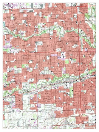 Usa Timeless Maps Inkster Michigan Map Editorial Stock Photo - Stock ...