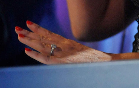 Judge Emma Bunton Engagement Ring Editorial Stock Photo - Stock Image ...