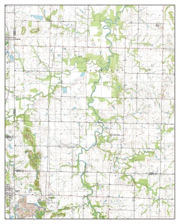Usa Timeless Maps Garland Kansas Map Editorial Stock Photo - Stock ...