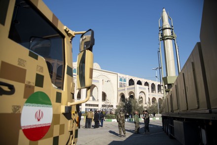 Qiam Missile Displayed Missile Capabilities Exhibition Editorial Stock ...