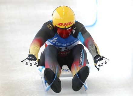 FIL Luge World Cup in Sigulda, Latvia - 08 Jan 2022 Stock Pictures ...