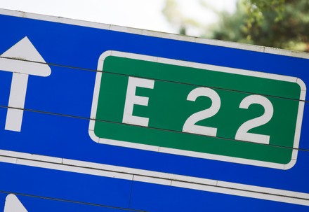 Sign E22 22 Editorial Stock Photo - Stock Image | Shutterstock