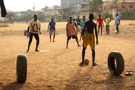 Makeshift Goal Post Made Used Tyres Editorial Stock Photo - Stock Image ...