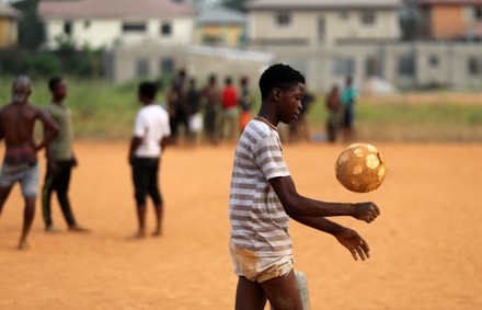 Lagos Dusty Field Football, Nigeria - 08 Jan 2022 Stock Pictures ...