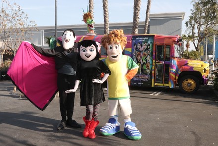 Drac Mavis Johnny Attend Hotel Transylvania Editorial Stock Photo ...