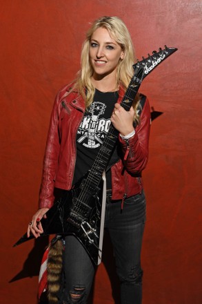 Britt Lightning Vixen Poses Portrait During Editorial Stock Photo ...