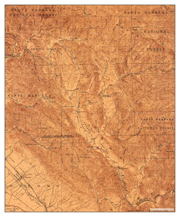 Usa Timeless Maps Nipomo California Map Editorial Stock Photo - Stock ...