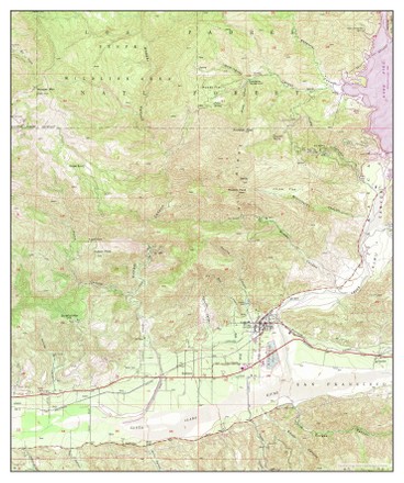 Usa Timeless Maps Piru California Map Editorial Stock Photo - Stock ...