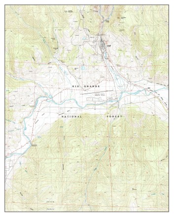 Usa Timeless Maps Creede Colorado Map Editorial Stock Photo - Stock ...