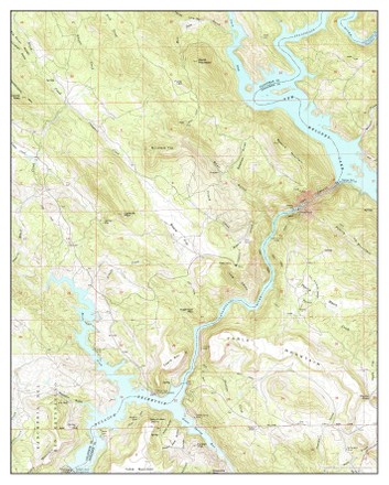 Usa Timeless Maps New Melones Dam Editorial Stock Photo - Stock Image ...