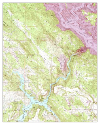 Usa Timeless Maps New Melones Dam Editorial Stock Photo - Stock Image ...