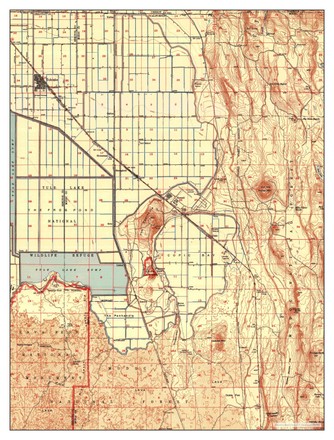 Usa Timeless Maps Tulelake California Map Editorial Stock Photo - Stock ...