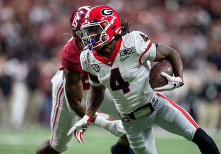 Georgia Running Back James Cook 4 Editorial Stock Photo - Stock Image ...