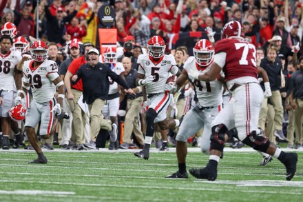 Georgia Bulldogs Defensive Back Kelee Ringo Editorial Stock Photo ...