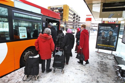 Inside Bus Sweden Editorial Stock Photo - Stock Image | Shutterstock