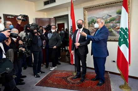 Lebanese Foreign Minister Abdallah Bou Habib Editorial Stock Photo ...