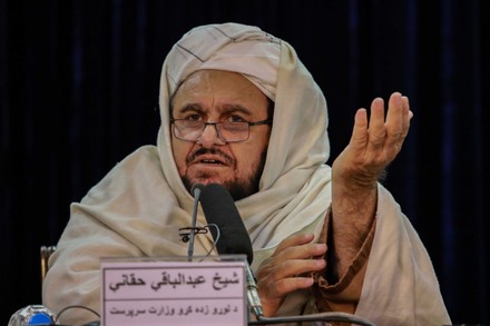Sheikh Abdul Baqi Haqqani Talibans Acting Editorial Stock Photo - Stock ...