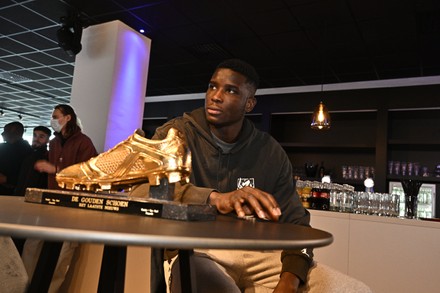 Genks Paul Onuachu Poses His Golden Editorial Stock Photo - Stock Image ...