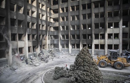 General View Burnt Building City Hall Editorial Stock Photo - Stock ...