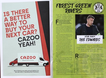 Cazoo Program Advertisement Editorial Stock Photo - Stock Image ...