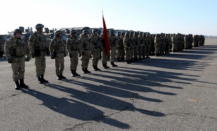 Kyrgyz Military Scorpion Base City Tokmak Editorial Stock Photo - Stock ...