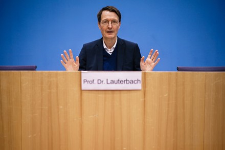 Weekly press conference of German health minister, Berlin, Germany - 14 ...